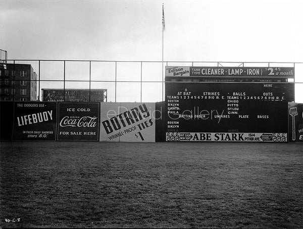 Ebbets Field in 1940 | eDavid Gallery